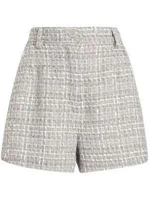 Dolce & Gabbana Checked Shorts - Grey