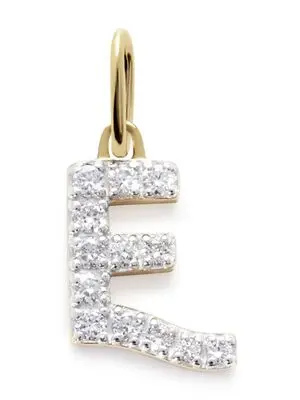 Monica Vinader E Charm Diamond Necklace