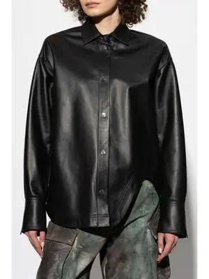Attico Button-down Shirt - Black
