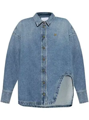 Attico Embroidered Shirt - Blue