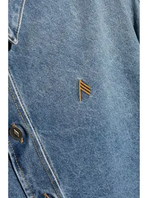 Attico Embroidered Shirt - Blue