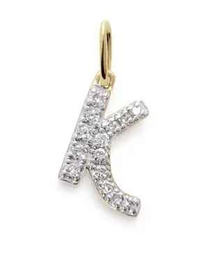 Monica Vinader 14kt Yellow Diamond Pendant - Gold