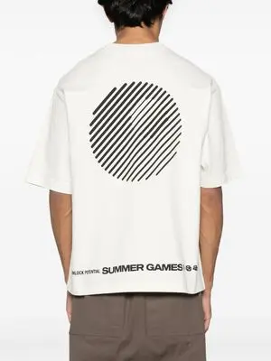 SUMMER GAMES Organic Cotton T-shirt - Neutrals