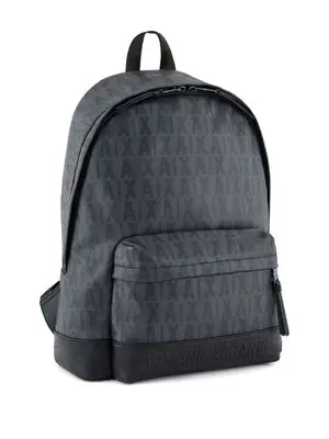 Armani Exchange Patterned Jacquard Backpack