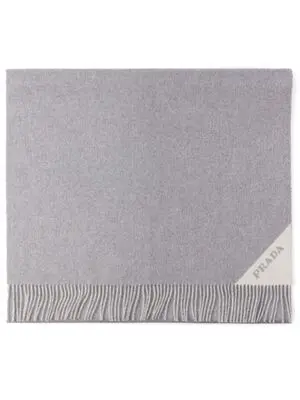 Prada Cashmere Scarf - Grey