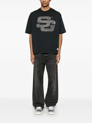 SUMMER GAMES Logo-embellished T-shirt - Black