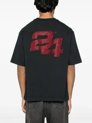 SUMMER GAMES Logo-embellished T-shirt - Black