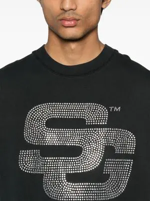 SUMMER GAMES Logo-embellished T-shirt - Black