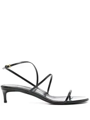 Khaite 35mm Loop Sandals - Black