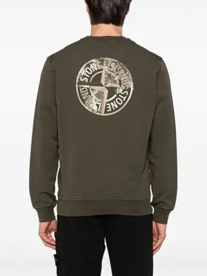 Stone Island Logo-print Sweatshirt