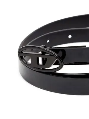DIESEL® B-play 15 Leather Belt - Black