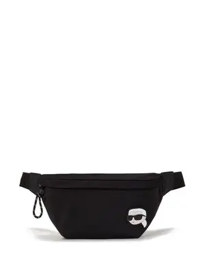 Karl Lagerfeld Ikon Belt Bag - Black