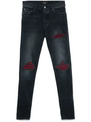 Amiri Mx1 Ultrasuede Jeans - Blue