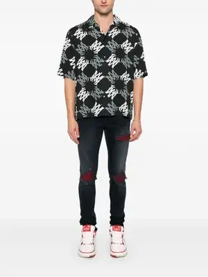 Amiri Mx1 Ultrasuede Jeans - Blue