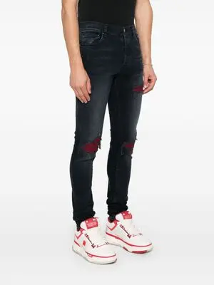 Amiri Mx1 Ultrasuede Jeans - Blue