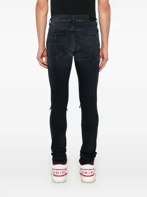 Amiri Mx1 Ultrasuede Jeans - Blue
