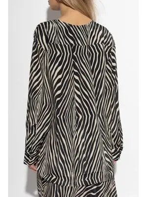 BY MALENE BIRGER Fayette Zebra Shirt