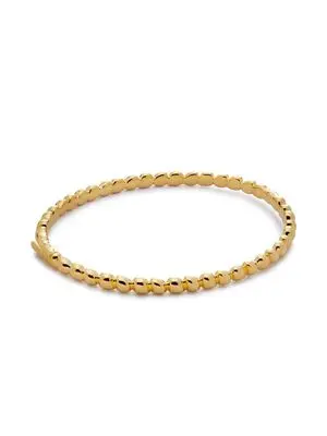 Monica Vinader Nura Teardrop Bangle Bracelet - Gold