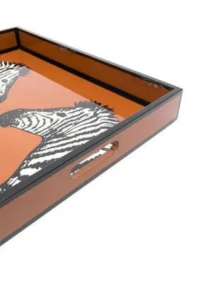 Jonathan Adler Zebra Tray - Brown