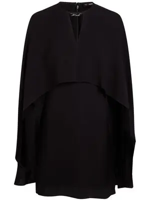 Karl Lagerfeld Mini Cape Dress