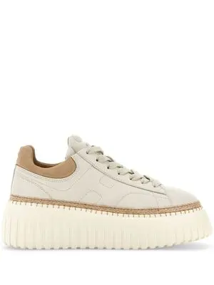 Hogan H-stripes Leather Sneakers