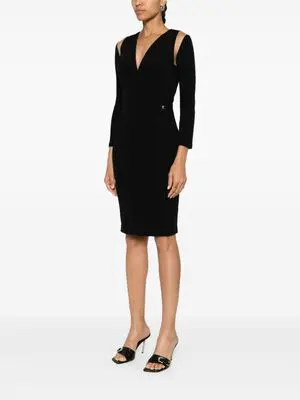 Dsquared2 Logo-plaque Mesh-detail Dress - 900