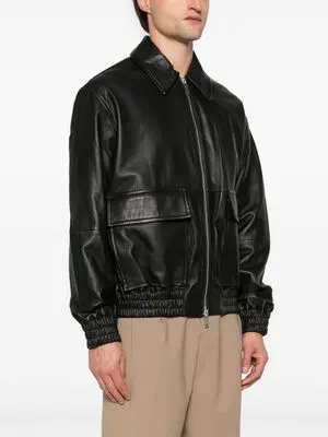 Studio Nicholson Leather Jacket - Black