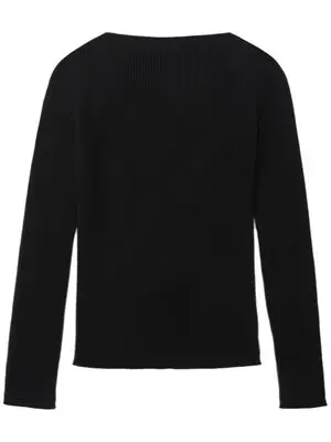 Rick Owens Virgin Wool Sweater - Black