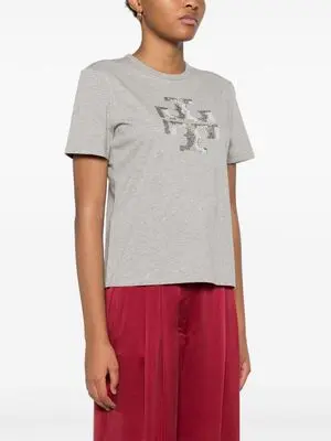 Tory Burch Crystal Logo T-shirt