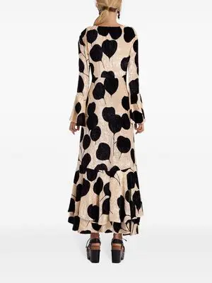 La DoubleJ Cocteau Midi Dress - Neutrals