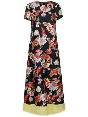 La DoubleJ Swing Midi Dress - Black