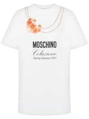 Moschino Print T-shirt - White