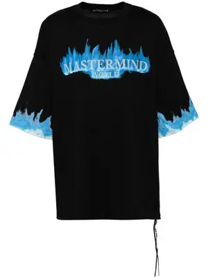 MASTERMIND WORLD Logo-print T-shirt - Black