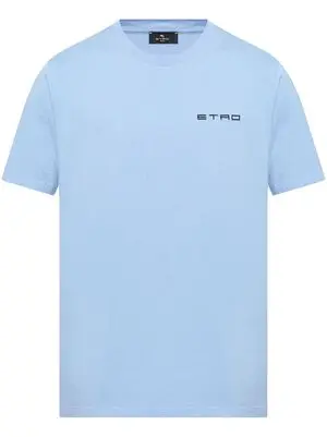 Etro Logo-embroidered T-shirt