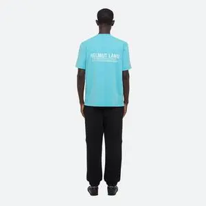 Helmut Lang Postcard Tee: Brooklyn - Teal