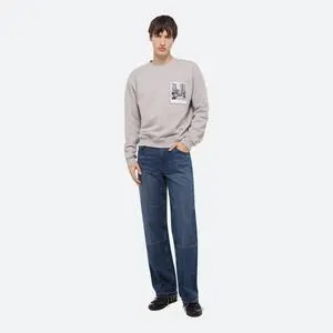 Helmut Lang Dumbo Postcard Crewneck - Grey