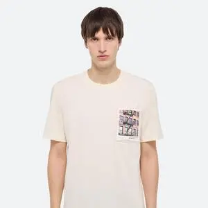 Helmut Lang Postcard Tee - Antique White