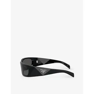Prada Pr A14s Butterfly-frame Sunglasses - Black