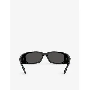 Prada Pr A14s Butterfly-frame Sunglasses - Black