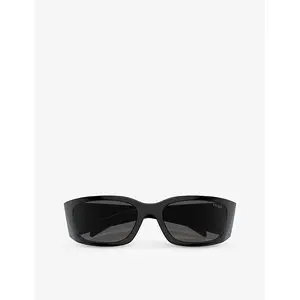 Prada Pr A14s Butterfly-frame Sunglasses - Black