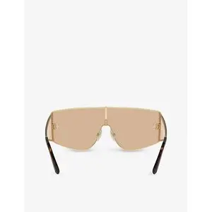 Dolce & Gabbana Dg2305 Rectangle-frame Sunglasses - Gold