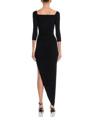 Norma Kamali Off-shoulder Gown
