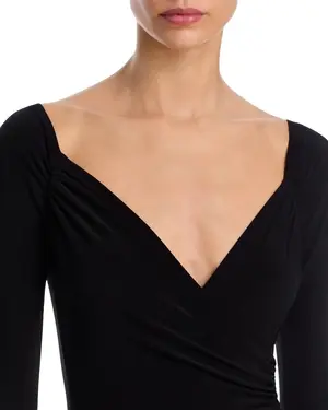 Norma Kamali Off-shoulder Gown