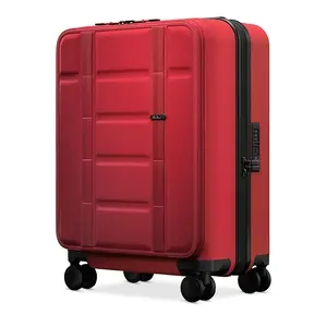DB JOURNEY Ramverk Front Access Carry On Luggage - Red