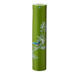 ADDISON ROSS Chinoiserie Candlestick Green
