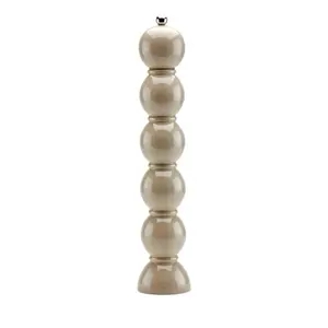ADDISON ROSS Eau De Nil Grande Bobbin Lacquered Salt Or Pepper Mill Cappuccino