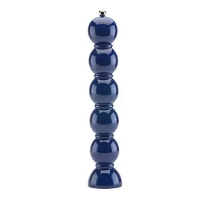ADDISON ROSS Eau De Nil Grande Bobbin Lacquered Salt Or Pepper Mill Navy