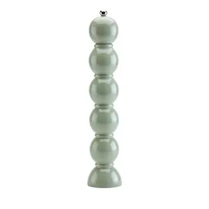 ADDISON ROSS Eau De Nil Grande Bobbin Lacquered Salt Or Pepper Mill Sage