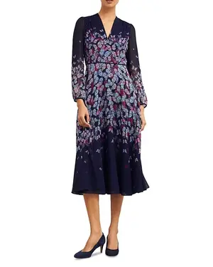 HOBBS LONDON Aurora Midi Dress - Midnight Multi