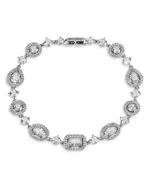 Nadri Radiant Cubic Zirconia Bracelet - Silver